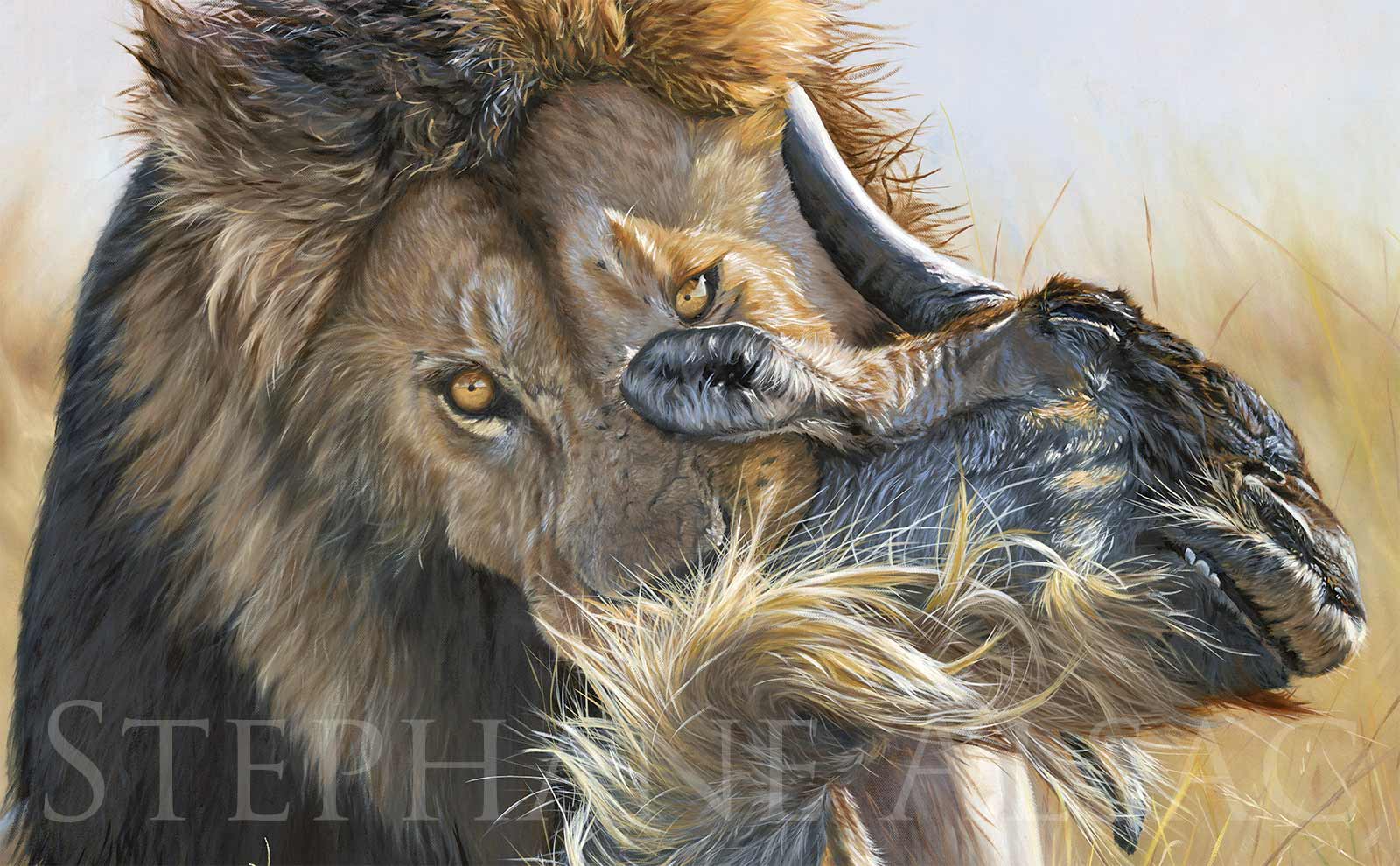 realistic-wildlife-artist-stephane-alsac-africa - Stéphane Alsac